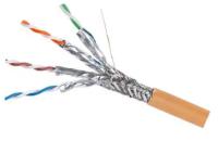 China Wholesale Bulk CAT6A SFTP 23AWG PVC Yellow Network Cable 500ft 550MHz 10Gbps for sale