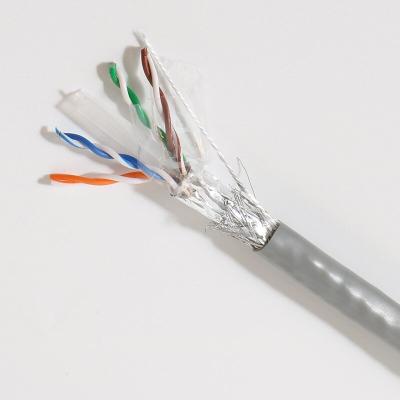 China ITI-LINK CAT6A SFTP 23AWG PVC Network Cable 500ft Bulk Reel 550MHz Industrial Grade for sale