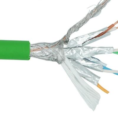 China ITI-LINK CAT6A S/FTP 23 AWG Shielded Ethernet Cable 500ft Bulk Reel 550MHz 10Gbps Industrial Grade for sale