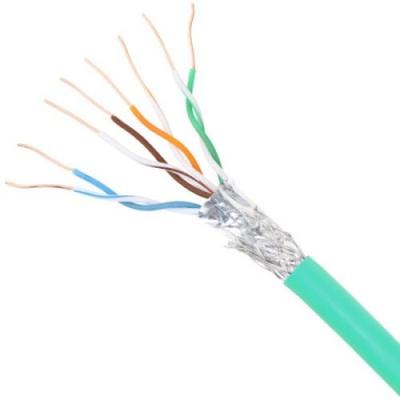 China ITI-LINK CAT6 SFTP Ethernet Cable 23AWG 500FT Green PVC for 10Gbps High-Speed Data Transfer for sale