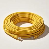 China ITI-LINK CAT6A FFTP LSZH Ethernet Cable 500ft 10Gbps 500MHz 23AWG Solid Yellow Cable for Data Centers for sale