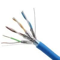 China ITI-LINK CAT8 FFTP 22AWG LSZH Blue Cable 100m 2000MHz for Data Centers and Industrial Networks for sale