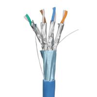 China Shielded CAT6A FFTP Ethernet Cable 23AWG 10Gbps 500MHz LSZH Blue for Data Center & Enterprise Networks for sale