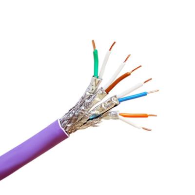 China CAT6A Shielded LSZH Ethernet Cable 500MHz 10Gbps 23 AWG for 5G Networks and Data Centers for sale
