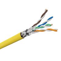 China SFTP CAT7 LSZH 600MHz 23AWG Solid Copper Cable - 1000ft Bulk for 10Gbps Data Centers & 5G Networks for sale