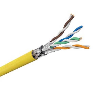 China SFTP CAT7 LSZH 600MHz 23AWG Solid Copper Cable - 1000ft Bulk for 10Gbps Data Centers & 5G Networks for sale