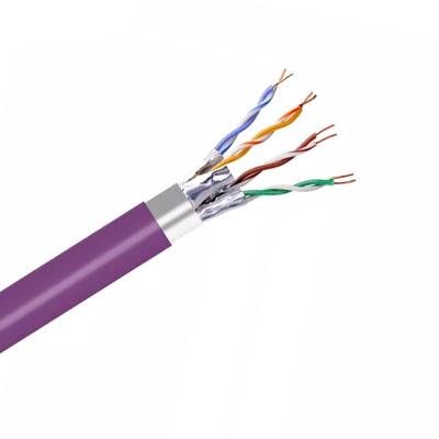 China CAT8 FFTP LSZH Ethernet Cable 2000MHz 40Gbps 22 AWG for Data Centers 5G Base Stations for sale