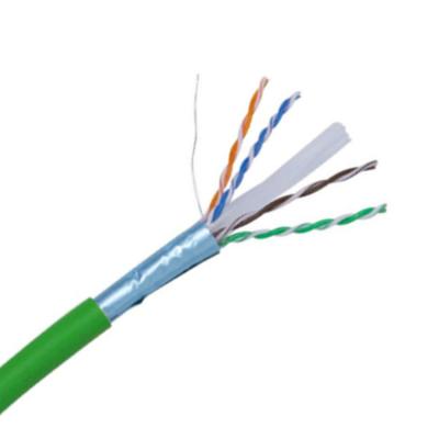 China Wholesale 1000FT Cat6 FTP LSZH Jacket 0.560mm Green Copper 1Gbps 305m for sale