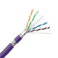China SFTP CAT6 LSZH 500FT 23AWG Industrial Shielded Ethernet Cable with 250MHz Bandwidth and 10Gbps Support for sale