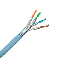 China CAT6A FFTP 23AWG LSZH Network Cable 1000Ft Spool 10Gbps High Speed Ethernet Cable for sale