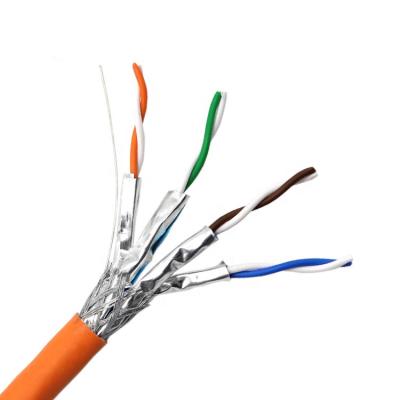 China CAT7A SFTP Ethernet Cable 23AWG 305m 10Gbps 1000MHz with PVC/LSZH Jacket Options for Data Centers for sale