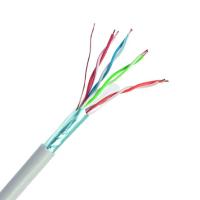 China High-Speed Cat5e FTP Shielded Anti-Interference Network Cable Grey LSZH Jacket for sale