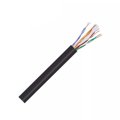 China CAT6 UTP CABLE LSZH 1GBPS 23AWG 1000FT CPR CERTIFIED BLACK HIGH SPEED ETHERNET for sale