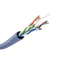 China UTP CAT6A 10Gbps 305M 23AWG Blue PVC Cable with CMP LP 0.5A Rating for Enterprise Networks for sale