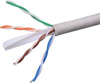 China CAT6A UTP LAN Cable 500FT  White LSZH, 23AWG Solid Copper, Data Center Cable for sale