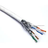 China CAT7 SFTP 10Gbps White Jacket Solid Copper for Data Center 5G Network Deployments for sale