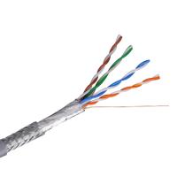China Grey LSZH SFTP CAT5E Cable 24AWG 100MHz 1000FT Solid Copper Shielded — Data Center/Industrial for sale