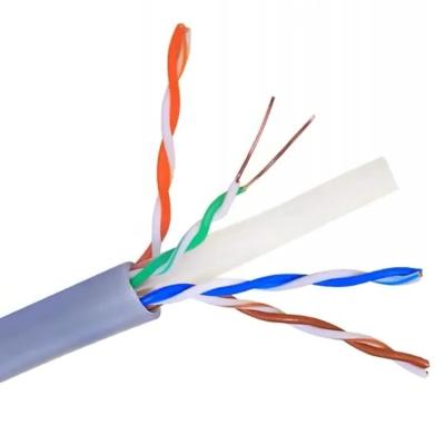China CAT6 UTP 1000ft Grey LSZH Ethernet Cable 1Gbps+ Ready Solid Copper Data Center Cable for sale