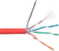 China CAT6A SFTP Shielded LAN Cable 10Gbps LSZH Solid Copper Industrial Network Cable for sale
