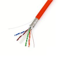China CAT6 SFTP Shielded LAN Cable 23AWG Solid Copper 250MHz Bandwidth Industrial Network Cable for sale
