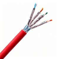 China CAT6A FFTP Shielded LAN Cable 10Gbps 550MHz 23AWG Solid Copper for High-Speed Networking for sale