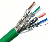China CAT7A SFTP Shielded LAN Cable 1000MHz LSZH Solid Copper for Data Center and Industrial Networks for sale