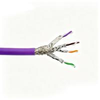 China CAT8 SFTP Shielded LAN Cable 2000MHz 22AWG Solid Copper with LSZH Jacket for Data Centers for sale