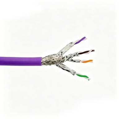 China CAT8 SFTP Shielded LAN Cable 2000MHz 22AWG Solid Copper with LSZH Jacket for Data Centers for sale