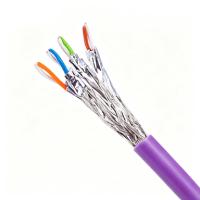 China CAT8 SFTP Shielded LAN Cable 2000MHz 22AWG Solid Copper with LSZH Jacket for Data Centers for sale