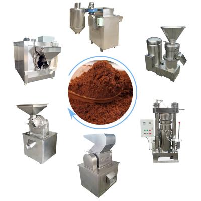 China Auris Bean To Bar Chocolate Machine 300kg H Cocoa Powder Processing Machine for sale