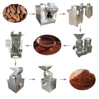 China ACP Cocoa Powder Making Machine 200kg H Peeling Cocoa Bean Roaster Machine for sale