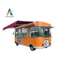 China Electric Food Vending Cart Mobile Ice Cream Cafe Bar Food Trailer Food Cart for sale