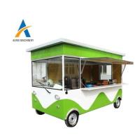 China Electric Food Vending Cart Mobile Ice Cream Cafe Bar Food Trailer Food Cart for sale