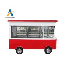 China Electric Food Vending Cart Mobile Ice Cream Cafe Bar Food Trailer Food Cart for sale