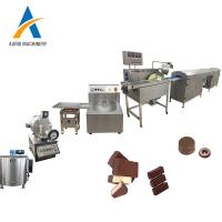 China Fully Automatic 200kg H Chocolate Bar Production Line Grinding Peeler Snack for sale