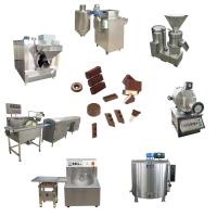 China 500kg/H Bean To Bar Chocolate Machine Grinding Cocoa Chocolate Processing Machinery for sale