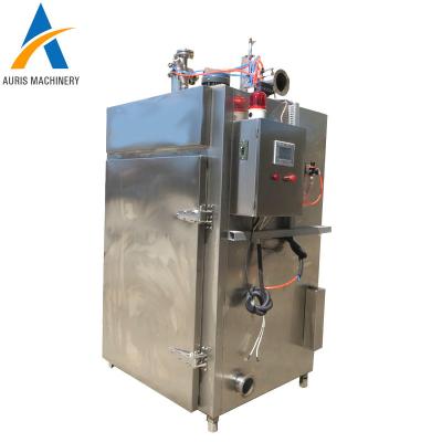 China 304ss Meat Smoking Machine 50kg Batch Steam Sausage Smoked Fish Processing Equipment for sale