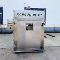 China PLC Commercial Fish Smoking Machine 304ss 150kg Batch Fish Drying Oven for sale