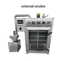 China Sus304 Meat Smoking Machine 50kg Batch Air Dried Fish Smoking Oven House for sale
