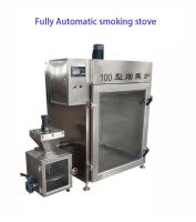 China 100kg Batch Meat Smoking Machine 30kw Industrial Fish Smoking Machine for sale