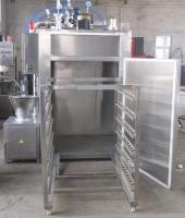 China 100kg Batch Meat Smoking Machine 30kw Industrial Fish Smoking Machine for sale