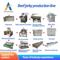 China Saline Injection Meat Processing Machines Drying Frying Beef Jerky Cutting Machine for sale