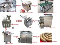 China Electric Sausage Making Machine 304 Stainless 500kg/H Sausage Production Line Machinery for sale