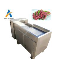 China Poultry Frozen Meat Cube Dicer Slicer High Productivity Beef Cutting Machine for sale