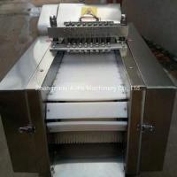 China Slicer Meat Cutting Machine Bone Automatic Broiler Chicken Cube Cutting Machine for sale