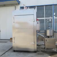 China 100kg Bacth Meat Smoker Machine 100kg/H Sausage Smokehouse Oven for sale