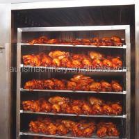 China 100kg Bacth Meat Smoker Machine 100kg/H Sausage Smokehouse Oven for sale