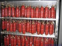 China 100kg Bacth Meat Smoker Machine 100kg/H Sausage Smokehouse Oven for sale
