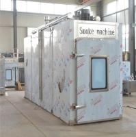 China 380v Meat Smoking Machine PLC 100kg Batch Industrial Smoke House Oven for sale
