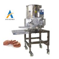 China Mini Burger Patty Machine Automatic Meat Cutlets Hamburger Patty Making Machine for sale